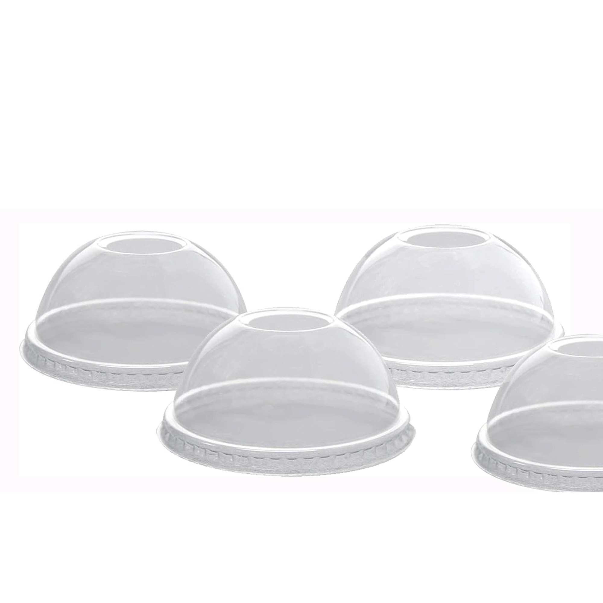 Dia 108 Clear Flat Lids - Continental Paper & Packaging